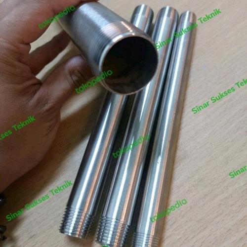 Jual Pipa Nepel Stainless 304 1 1/2" Inch 20cm / Pipa Nipple 1 1/2" Inch SS304 - Jakarta Barat ...