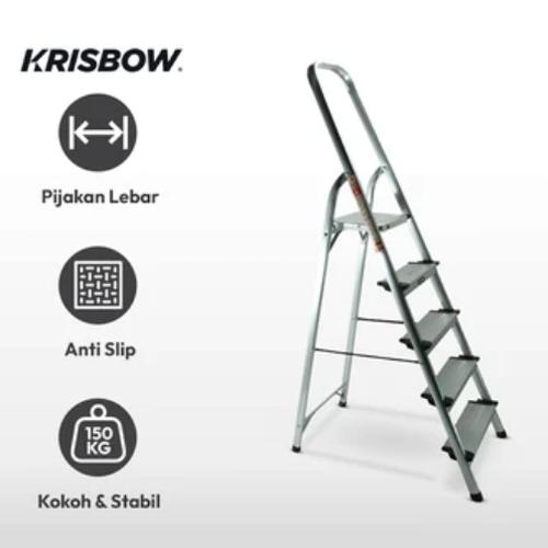 Jual Tangga Lipat Fixsteps Aluminium 5 Wide Step Pijakan Lebar Ringan ...