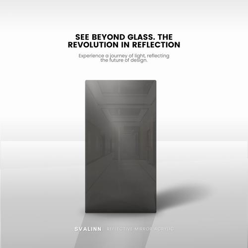 Promo SVALINN - 122 x 244 cm Reflective Acrylic Mirror - Akrilik ...