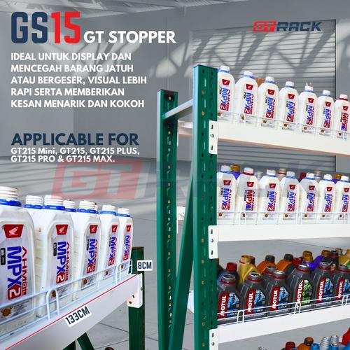 Promo GT STOPPER PAGAR PEMBATAS BESI - GS15 GT RACK 1.5 METER RAK ...