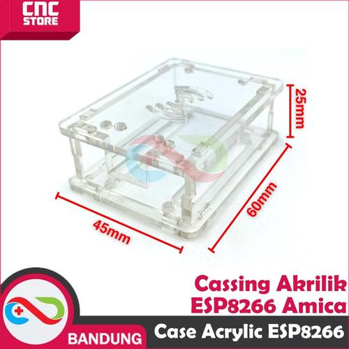 Jual CASE ACRYLIC AKRILIK FOR ESP8266 NODEMCU AMICA - Jakarta Pusat ...