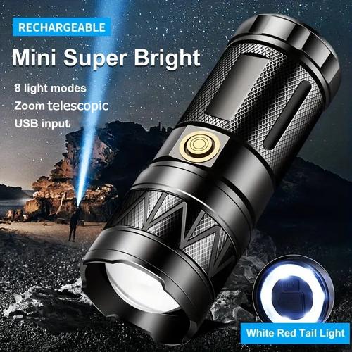 Promo Senter LED SWAT Police Laser Rechargeable USB - Senter Outdoor ...