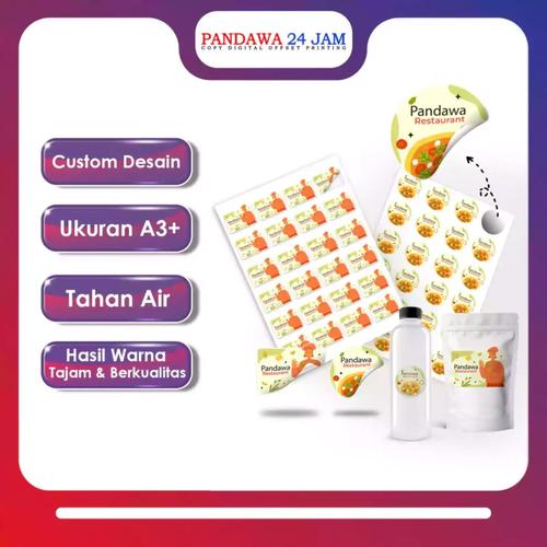 Jual Custom Sticker Bulat Idul Fitri - Stiker Nastar - Free Cutting - 3 ...