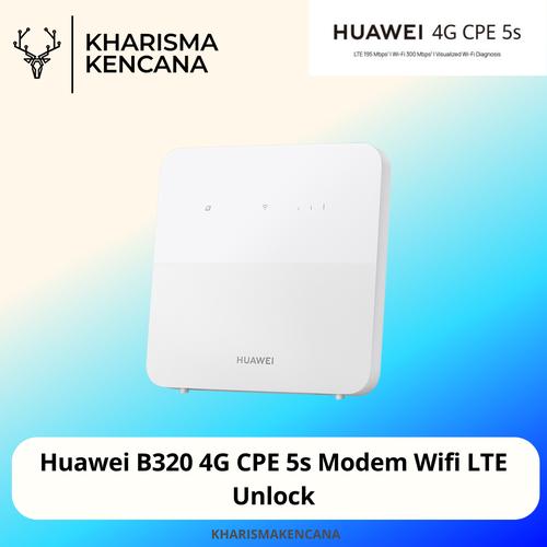 Jual Huawei B320 4G CPE 5s Modem Wifi LTE 195Mbps Wifi 300Mbps Unlock ...