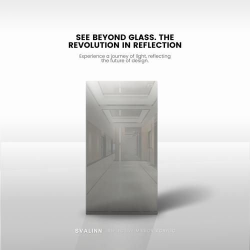 Promo SVALINN - 122 x 244 cm Reflective Acrylic Mirror - Akrilik ...