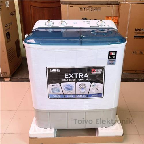 Jual Sanken TW 9220 Mesin Cuci 2 Tabung 9 kg Original Garansi Resmi TW ...