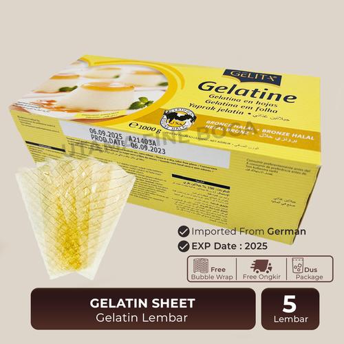 Promo Gelatin Gelita Sheet - 1 Pack 5 Lembar - Jakarta Selatan - Tiga ...
