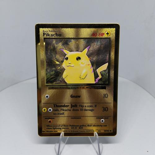 Jual Pokemon PIKACHU GOLD (PREMIUM COLLECTION) TCG CELEBRATIONS #58/102 ...