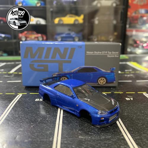 Jual Mini GT Nissan Skyline R34 Top Secret Bayside Blue 531 Unsealed ...