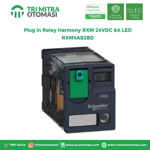 Jual Schneider Plug in Relay Harmony RXM 24VDC 6A LED - RXM4AB2BD - Kab. Tangerang - TMO ...