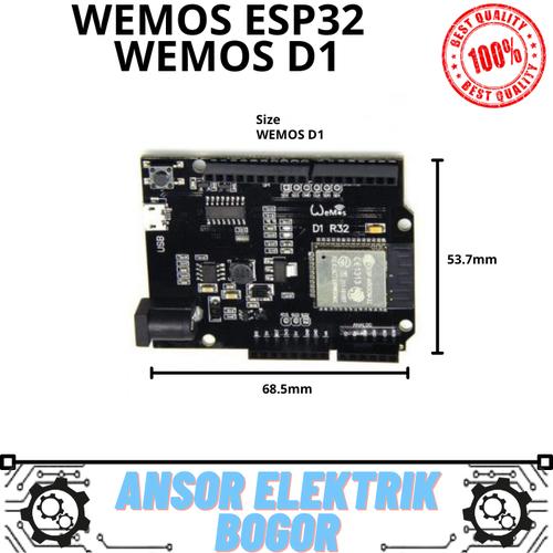 Promo Wemos ESP32 Arduino Uno D1 R32 Wifi ESP32 4MB - Kab. Bogor ...