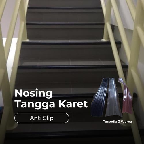Jual Step Nosing List Tangga Karet anti slip karet - Hitam - Kab. Bogor ...