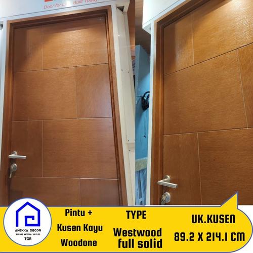 Jual Pintu HMR Woodone Integra Type Westwood + set Kusen Alumunium ...