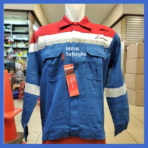 Jual Wearpack Coveroll Two Piece Pertamina New Nomex IIIA Original - M ...