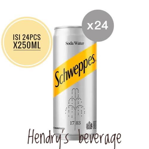 Promo Schweppes soda water 250ml 1karton isi 24pcs - schweppes soda - Jakarta Utara - Hendry's ...