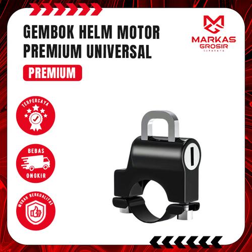 Promo Gembok Helm Motor Kunci Helm Anti Maling Lock Pengaman Helm Motor ...
