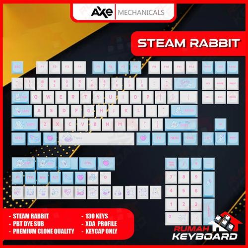 Jual KEYCAP - KEYCAPS - XDA - STEAM RABBIT - PBT - DYE SUB - Jakarta ...
