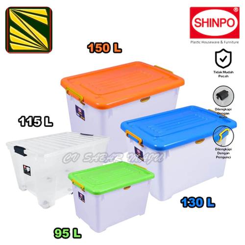 Jual Box Container /Kotak Penyimpanan Shinpo 95 Liter,130 Liter & 150 ...