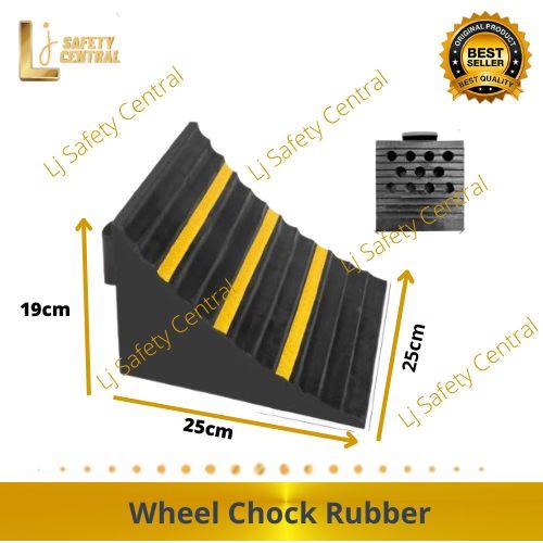Promo Rubber Wheel Chock Besar Mobil Container Truk / Ganjalan Ban ...