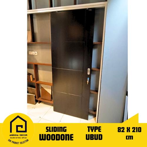 Jual pintu sliding/geser HMR woodone integra type UBUD finish cat duco ...