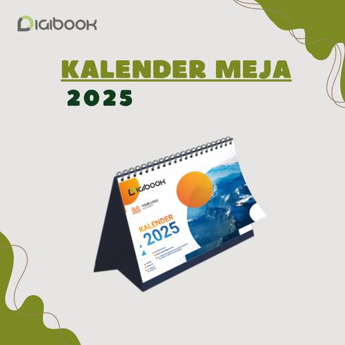 Jual Cetak Kalender meja 2025 - Kalender Meja penyangga Linen | 12 ...