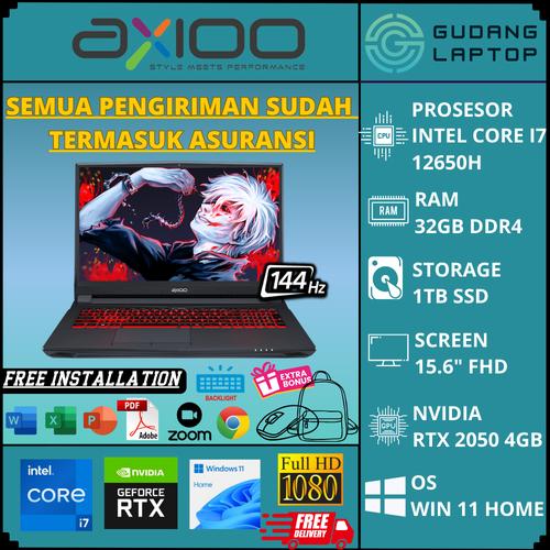 Jual Laptop gaming axio pongo 725 intel i7 12650h 16gb 1tb rtx2050 fhd ...