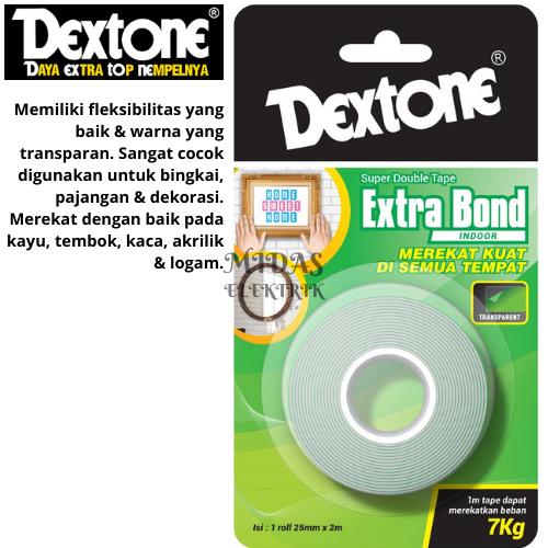 Jual Perekat Selotip Busa Foam Super Double Tape Dextone Extra Bond ...