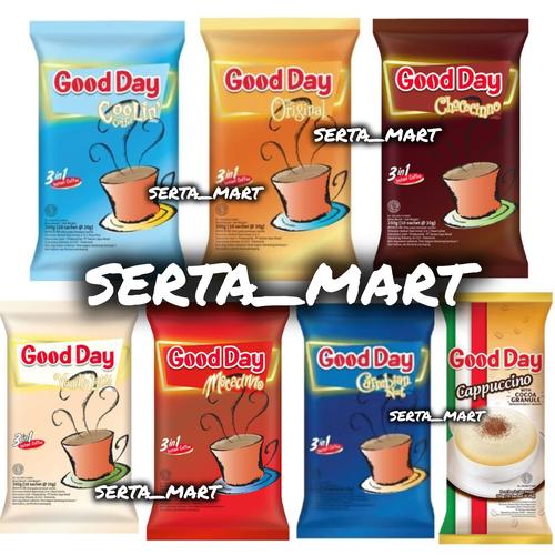 Jual Good Day Kopi Instan 3in1 10's- Kopi Goodday Mocacinno / Vanila ...
