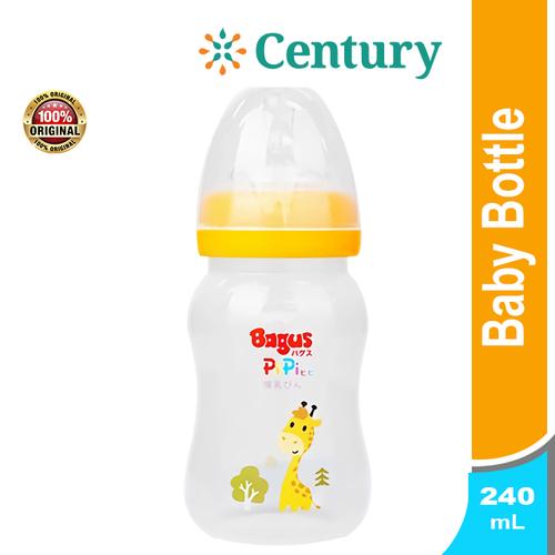 Jual BAGUS PIPI BABY BOTTLE WIDE NECK 240ML M 3+ MONTHS / PERLENGKAPAN MAKAN BAYI / BOTOL SUSU ...