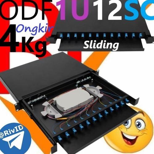 Jual Odf 12 24 Core Otb Rack 12C 24C Sc Apc Upc Mm Fc St 12Core 24Core ...