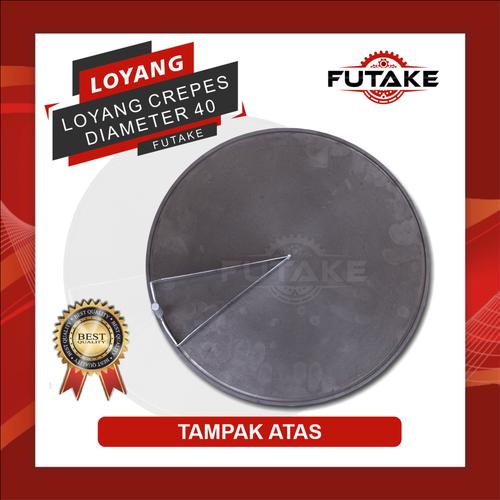Jual WAJAN CREPES DIAMETER 40 CM SEMI OTOMATIS PERATA CREPES BAHAN BAJA ...