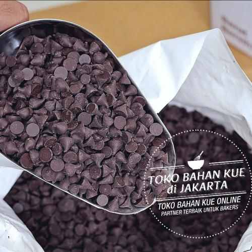 Promo Schoko Chocochips 1kg Dark Chocolate Compound Choco Chips Premium ...