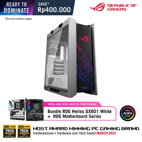 Promo Bundle ASUS ROG Strix Helios GX601 White With ROG Strix ...