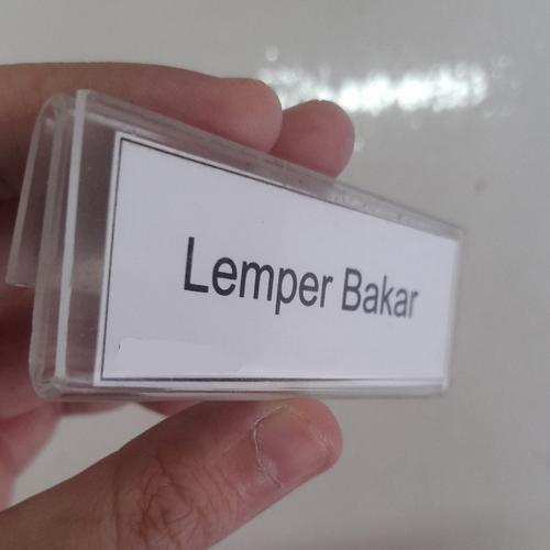 Jual Acrylic akrilik sign label tempat display nama kue toko meja ...