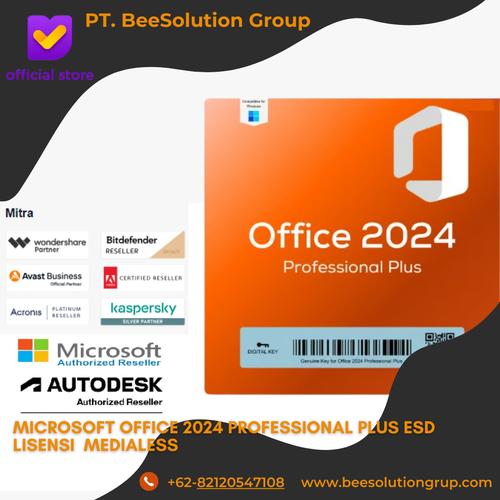 Promo Microsoft Office 2024 Professional Plus ESD Lisensi Medialess - 1 PC ESD Cicil 0% 3x ...
