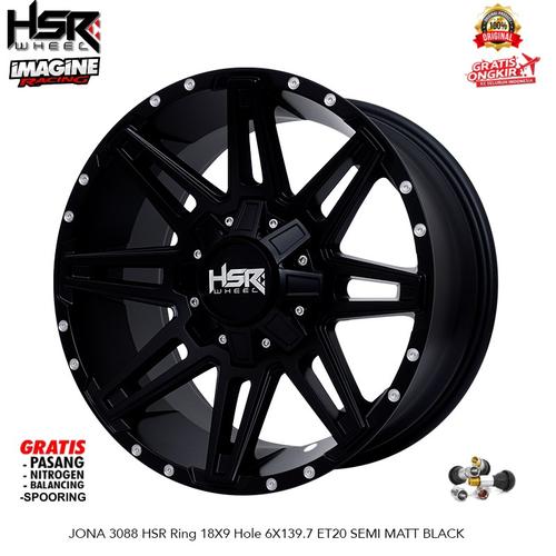 Jual VELG MOBIL SEMI OFFROAD HSR JONA R18 PAJERO FORTUNER RANGER HILUX ...