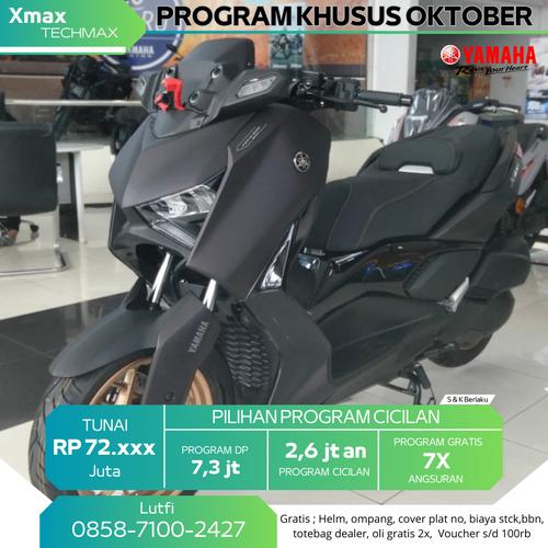 Jual Yamaha XMAX Techmax 2024 / Motor Xmax 2024 Tech Max Magma Black ...