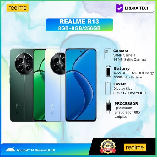 Jual Realme 13 8GB+8GB|256GB 120Hz AMOLED Display | 67W SUPERVOOC ...