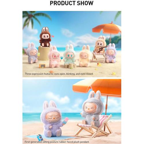 Jual Labubu The Monster Have a Seat HEHE Plush GRAY ORIGINAL POP MART ...