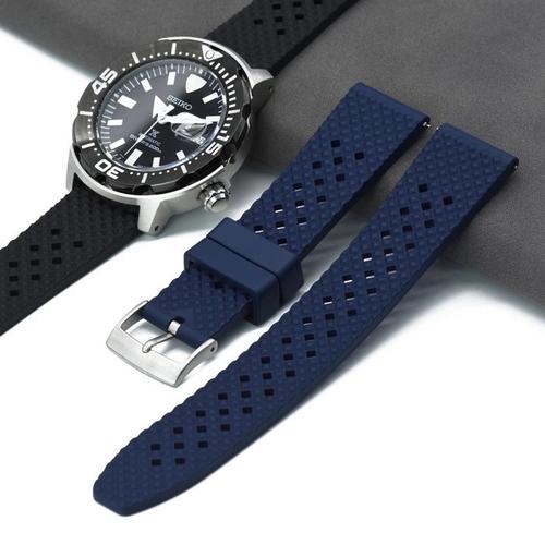 Jual RUBBER STRAP SEIKO 20mm 22mm - Flourince rubber PREMIUM Quality ...