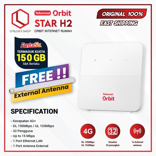 Promo Modem Orbit Huawei STAR H2 B320 Router FREE 150GB - STAR H2 Cicil ...