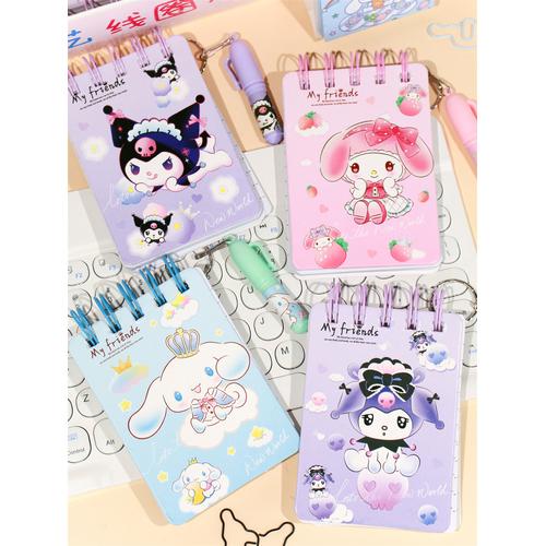 Jual MINI NOTEBOOK PORTABLE WITH PEN BINDER BOOK RING ATAS PLUS PULPEN ...