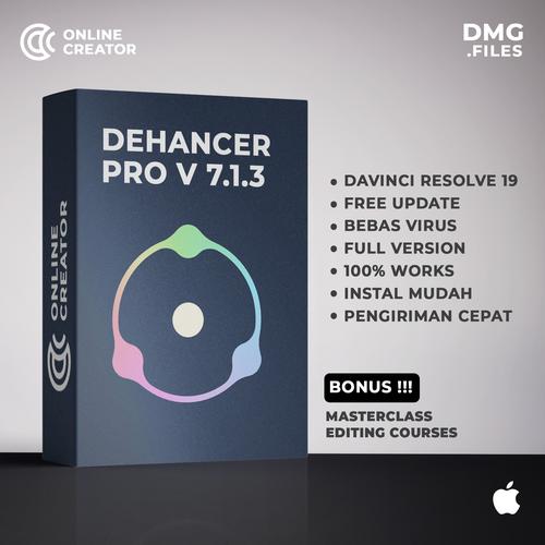 Jual Dehancer Pr0 V 7.1.3 - Mac OS - Davinci Resolve - Kota Makassar - OnlineCreator | Tokopedia