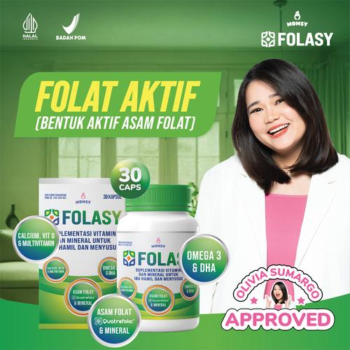 Promo FOLASY [FOLAT AKTIF = BENTUK AKTIF ASAM FOLAT], Lengkap dengan 20 ...