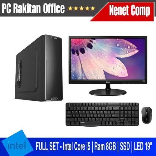 Jual FULL SET - Mini PC Rakitan i5 6500 | 8GB | SSD | LED 19INCH ...