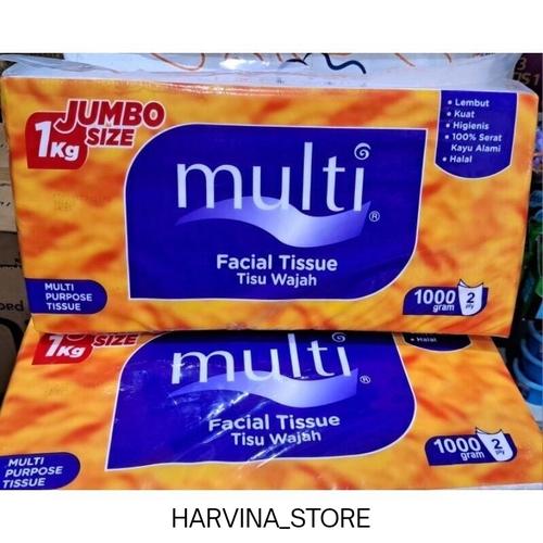 Jual Tissue Facial MULTI 1000gr /Multiuse white tissue 1 kg/ tisue ...