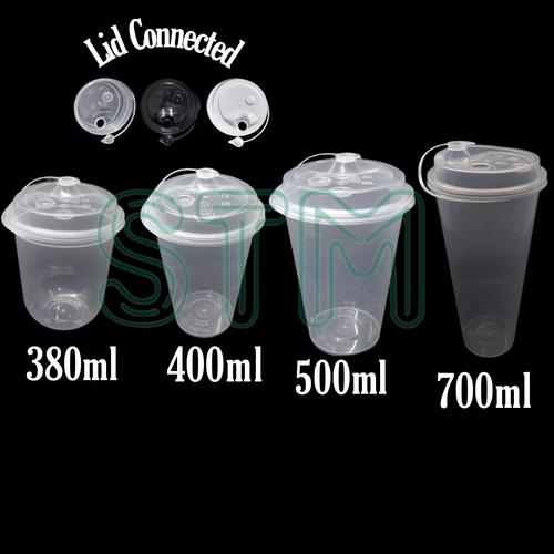 Promo Gelas Plastik PP Injection+Connected Lid 12oz/14oz/16oz/24oz ...