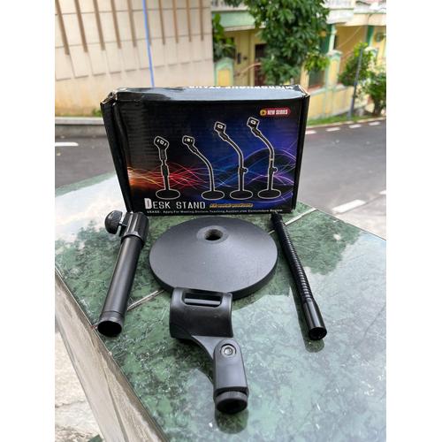 Jual Stand Cagak Mic Pendek Tekuk Stand Mimbar Meja Stand Microphone ...