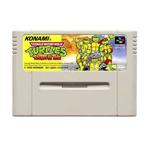 Jual Kaset SNES TMNT IV Turtles in Time Super Nintendo 16 Bit Game ...