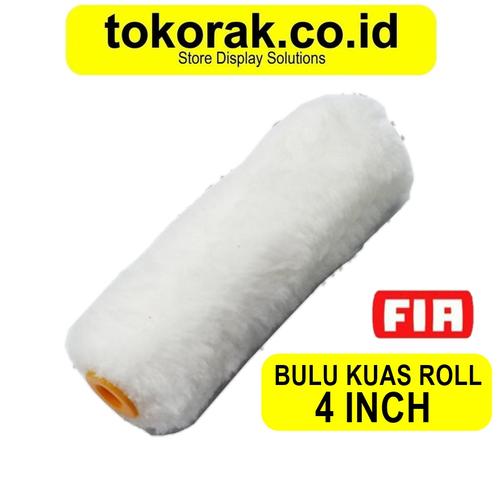 Jual FIA BULU KUAS ROLL KAPAL REFILL 4 INCH FIA PAINT ROLLER 4" ISI ...